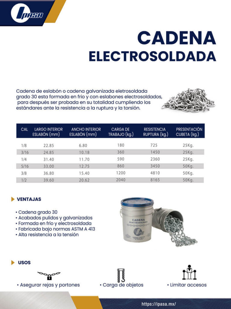 Cadena Galvanizada